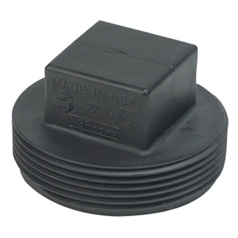Mueller Streamline 4 In Dia Abs Cleanout Plug Fitting At