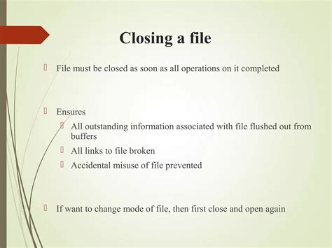 File Management And Handling By Prabhakar Ppt Operating Systems