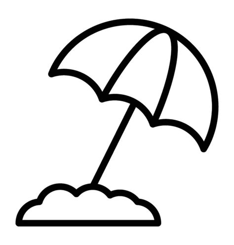Deck Chair Umbrella Beach Stock Vector By ©prosymbols 218645424