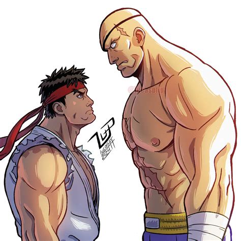 Ryu Vs Sagat By Lucaspflp On Deviantart