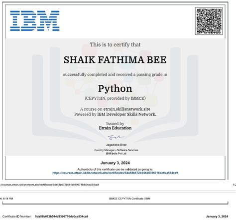 Fathima Shaik On Linkedin Iam Very Happy To Share That I Have