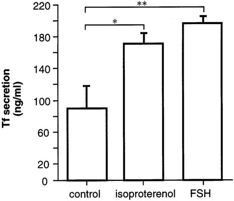 Stimulation Of Tf Secretion In Cultured Sertoli Cells By I Adrenergic