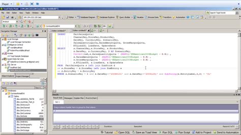 How To Send Data To The Sql Editor In Toad Data Point Video Guide