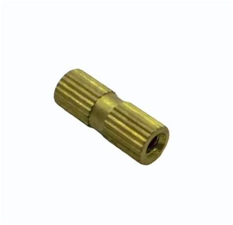 M4 Brass Knurled Insert For Hardware Fitting Size 2 5 Inch Length