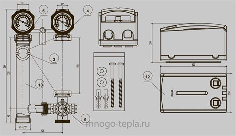 Насосная группа быстрого монтажа NG-TK-0101 TIM с трехходовым ...