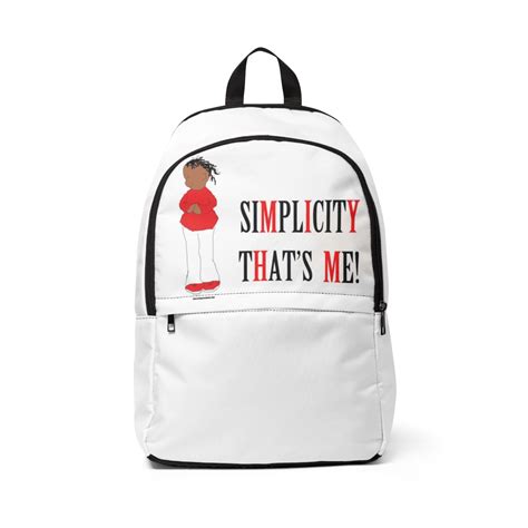 Simplicity Unisex Fabric Backpack Aringa Creations