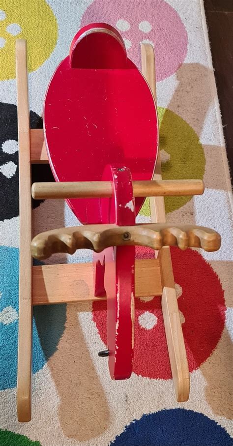 Ikea Ekkore Bujaczek bujaczka Łoś na biegunach drewno Warszawa Ursynów OLX pl