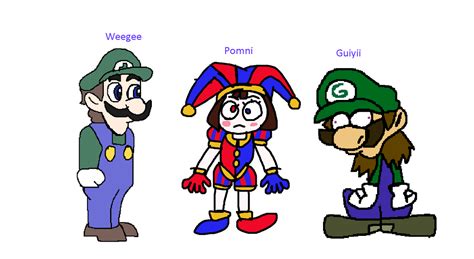 Weegee Pomni And Guiyii By Abbysekalt On Deviantart