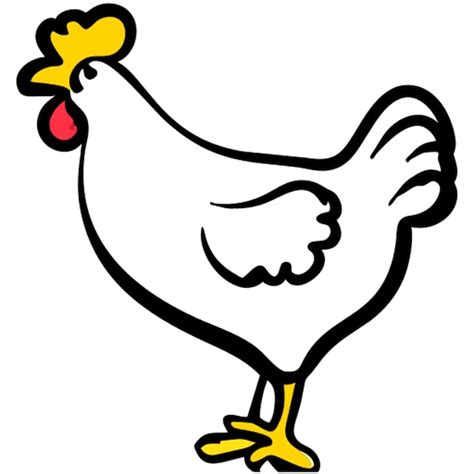 Premium Vector Chicken Icon Doodle Fill