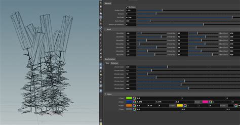 artstation [3 ] plants cluster generator for games houdini