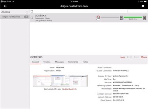 Remote Desktop Access From Ios Android Devices Direct Screenconnect Diligex Managed It