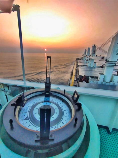 Sunset Sunrise Compass Shipping Maritime Marineinsight