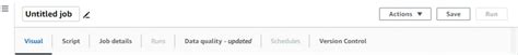 Guided Lab Simplifying Etl Job Creation With Aws Glue Visual Etl