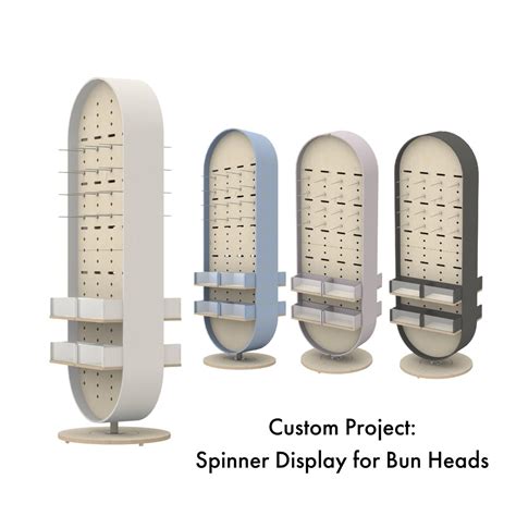 Custom Project Spinning Displays For Hair Accessories Ballet Brand