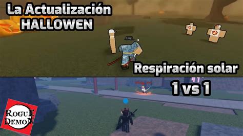 Rogue Demonla Actualizaciónrespiracion Solarroblox Youtube