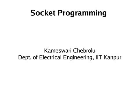 Learn More About Socket Programming Notes Learnpick India
