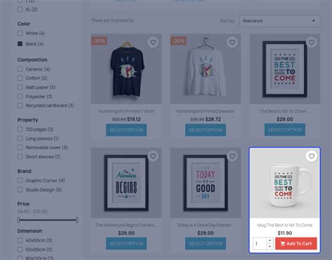 Prestashop Product List Add To Cart Button Cart Overview Webkul