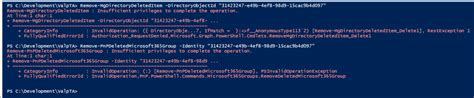 Powershell How To Delete A Group Permanently Stack Overflow