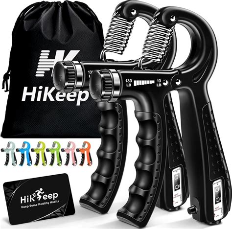 Grip Strength Trainer Kit 2 Pack Forearm Strengthener Hand Grip