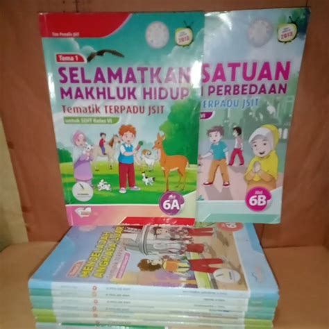 Jual TEMATIK TERPADU JSIT TEMA 1 9 JILID 6A B C D E F G H I SDIT KELAS