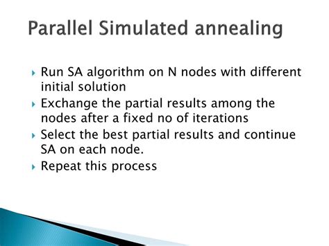 Ppt Implementation Of Parallel Simulated Annealing Powerpoint