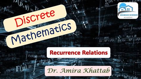 Discrete Mathematics Recurrence Relations Youtube