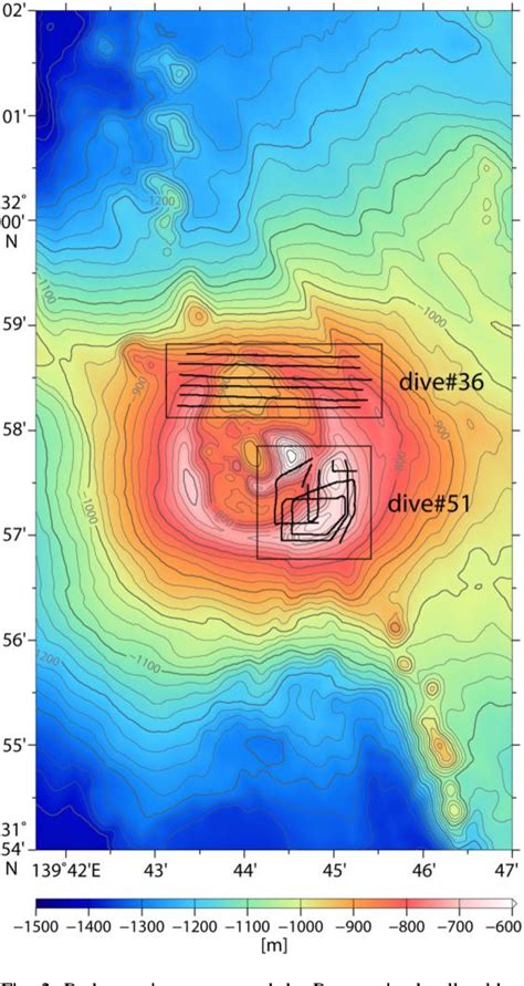 Figure 1 From Deep Sea Magnetic Survey Using Autonomous Underwater Vehicle R2d4 On Bayonnaise