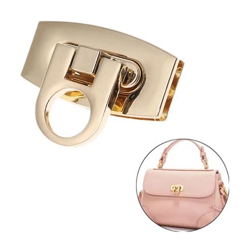 뜨거운 판매 1 개 금속 걸쇠 회전 잠금 트위스트 잠금 핸드백 어깨 가방 지갑 하드웨어 Diy 공예 교체 가방 액세서리 새로운가방 부품 And 액세서리 Aliexpress