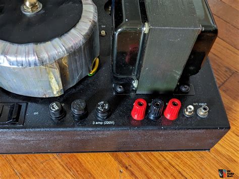 Melos Tm St Ii Stereo Tube Power Amplifier Blew Fuse Needs Repair