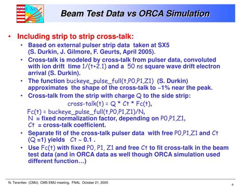 Ppt Beam Test Results And Orca Validation For Cms Emu Csc Front End Electronics Powerpoint