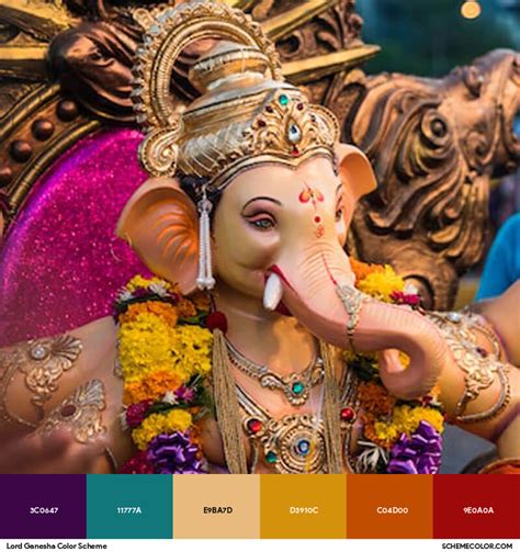 Lord Ganesha Color Scheme Image Color Palettes