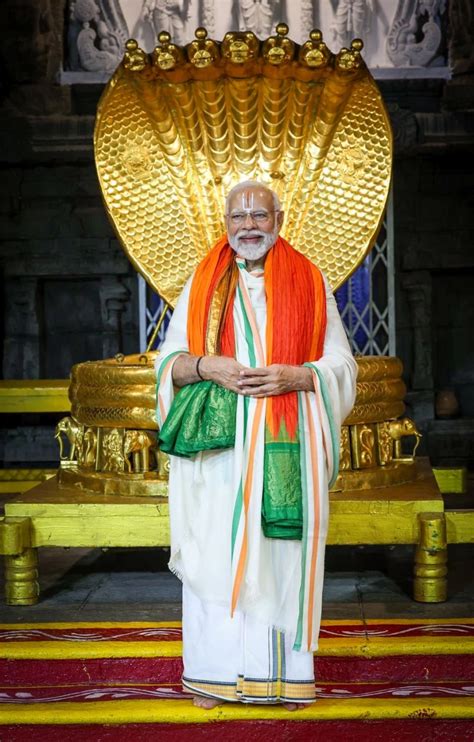 Pm Modi Offers Prayers At Tirumala Temple Morungexpress