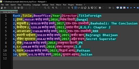 Csv Lint Plug In For Notepad To View Csv Files Validate And Convert