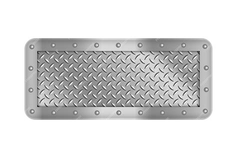 Premium Vector Long Metal Vector Signboard For Logo Background