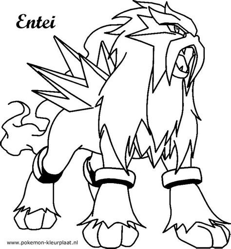 Pokemon Entei Drawing