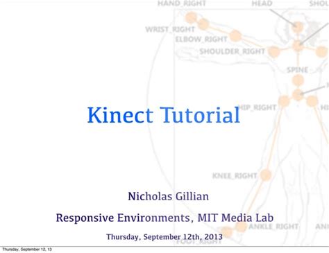Kinect Tutorial Ppt