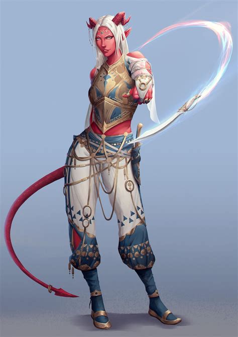 Azra Al Fareea By Seraphandreyl Personagens Dnd Ideias Para
