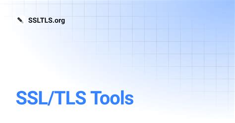 Ssltls Tools