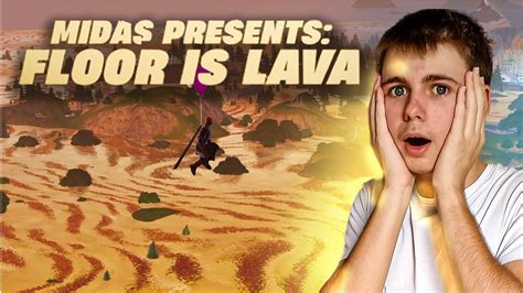 Je Decouvre Le Nouveau Mode De Jeu Floor Is Lava De Midas Fortnite