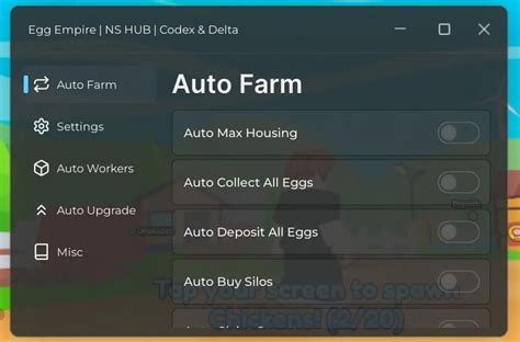 Egg Empire Script Auto Farm Roblox Scripter
