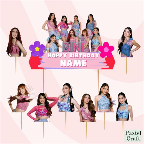 Bini Customized Cake Topper For Party Lazada PH