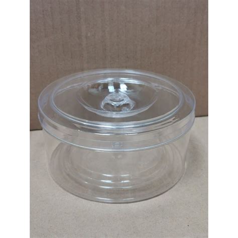 Jual GRATIS PACKING 1 Lusin Toples Kue Kering 500gr Bulat Bening