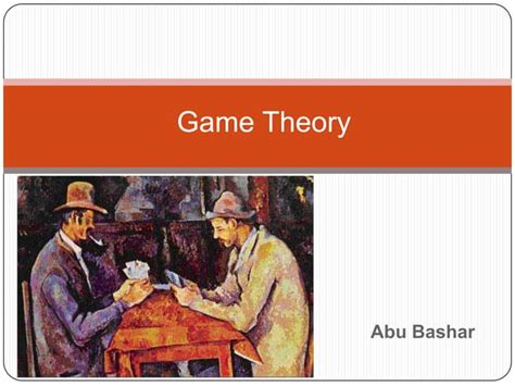 Game Theory Operation Research Pptx