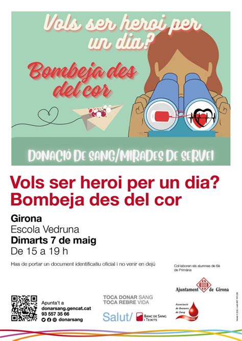 Campanya de donació de sang Escola Vedruna Girona