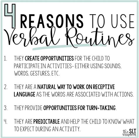 Verbal Routines Artofit