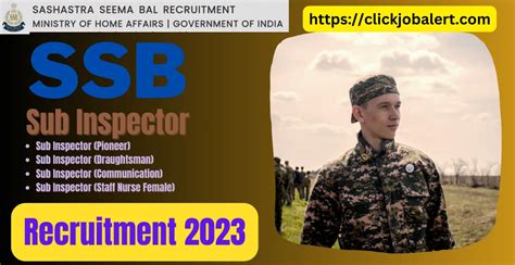 Ssb Si Recruitment 2023 111 Vacancies