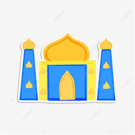 ملصقات مسجد رمضان مسجد ملصقات Png وملف Psd للتحميل مجانا