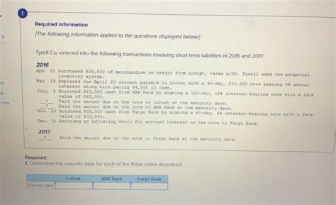 Solved Determine The Maturiy Date For Each Of The Three Chegg Com