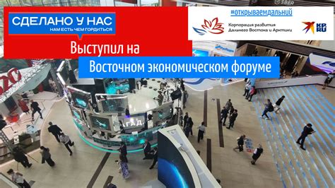 «Представил проект Сделано у нас на Восточном экономическом форуме в