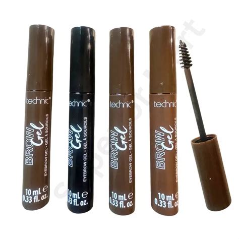 Technic Brow Gel Eyebrow Definer Shaping Mascara Black Medium Brown Da Superior Mart